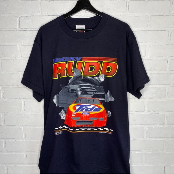 Tultex | Shirts | Vintage Ricky Rudd Shirt Mens Large Black Nascar ...